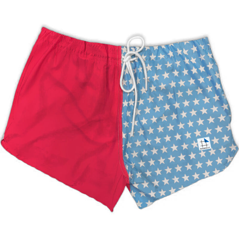 Women's Volley Shorts Retro Star Block – Sideout Sport