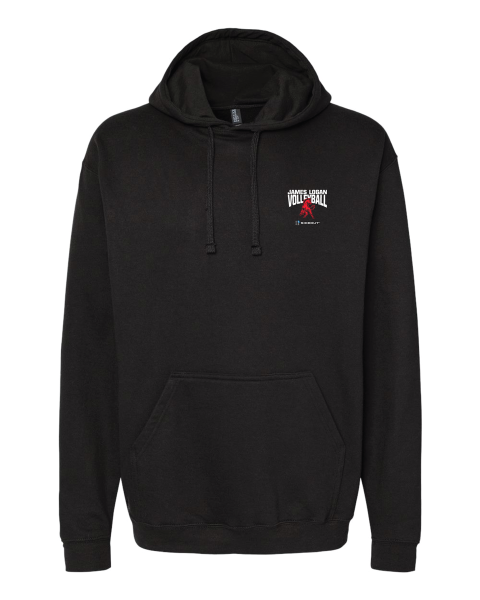 James Logan Volleyball Black Hoodie – Sideout Sport
