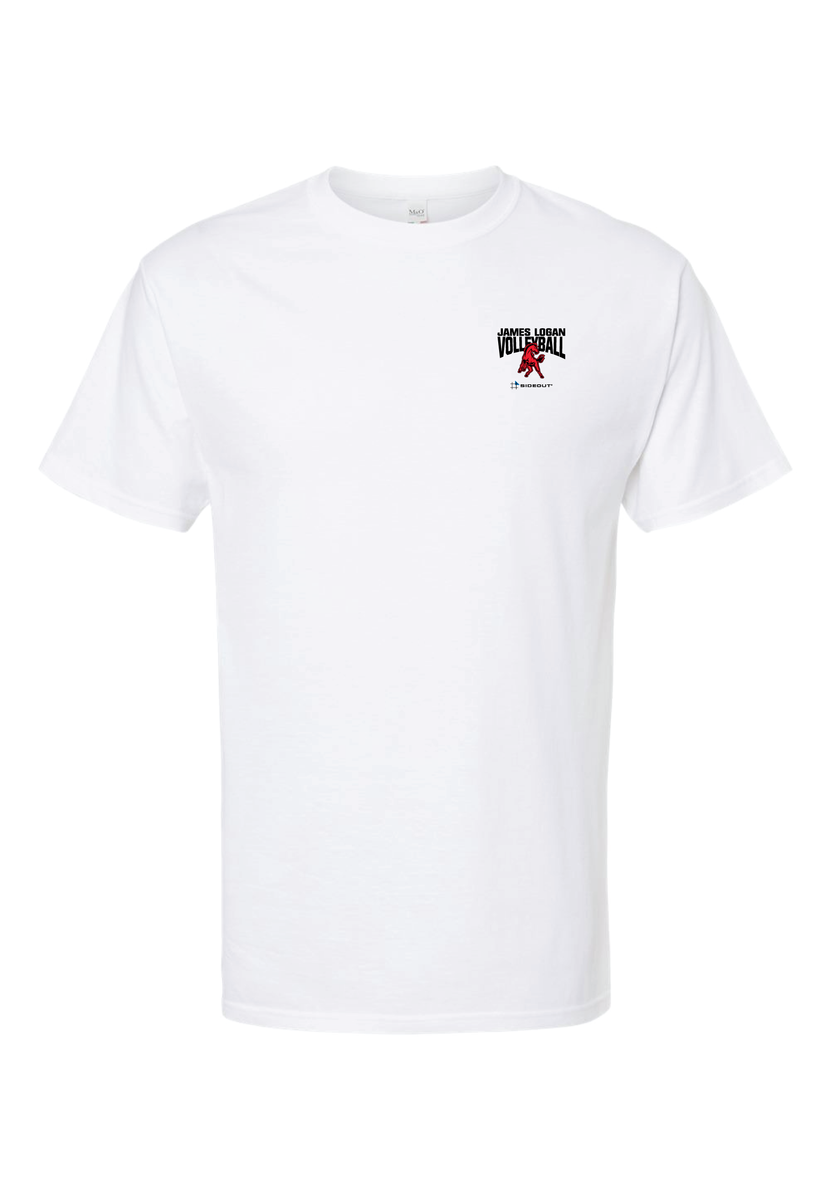 James Logan Volleyball White Tee – Sideout Sport