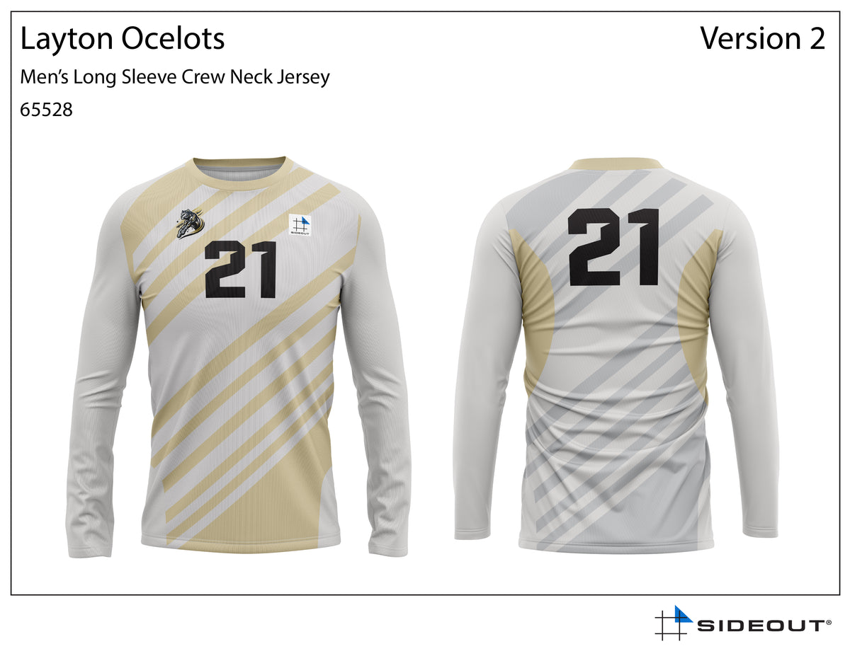 CUSTOM Layton Ocelots White Long Sleeve Jersey – Sideout Sport