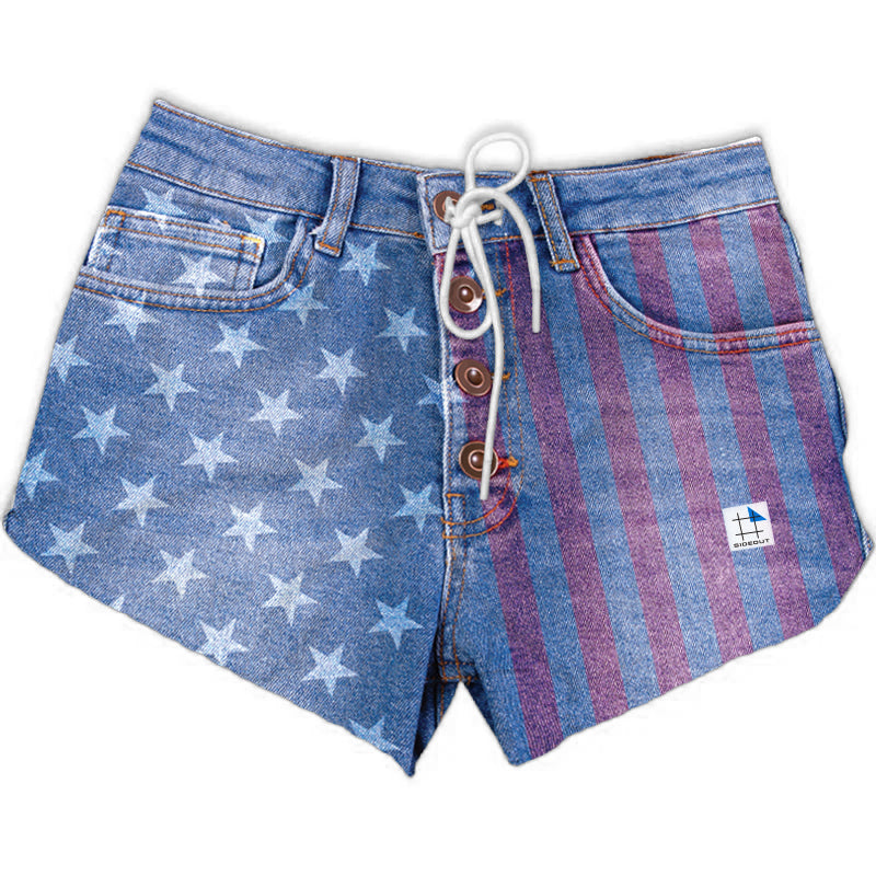 Seain Cook Signature Series Women's Faux Denim "JORTS" Volley Shorts ...