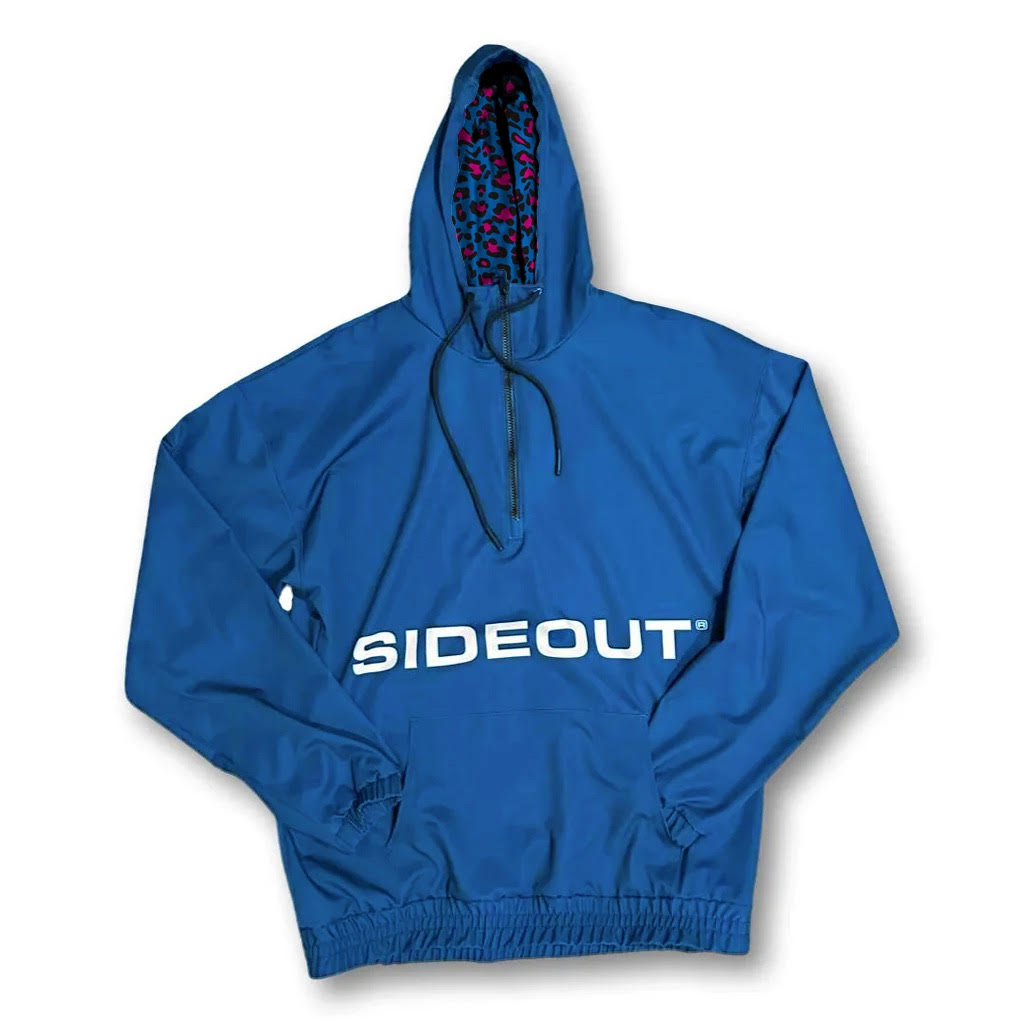 Seain Cook Signature Series Men’s Windbreaker- Blue/Pink Leopard ...