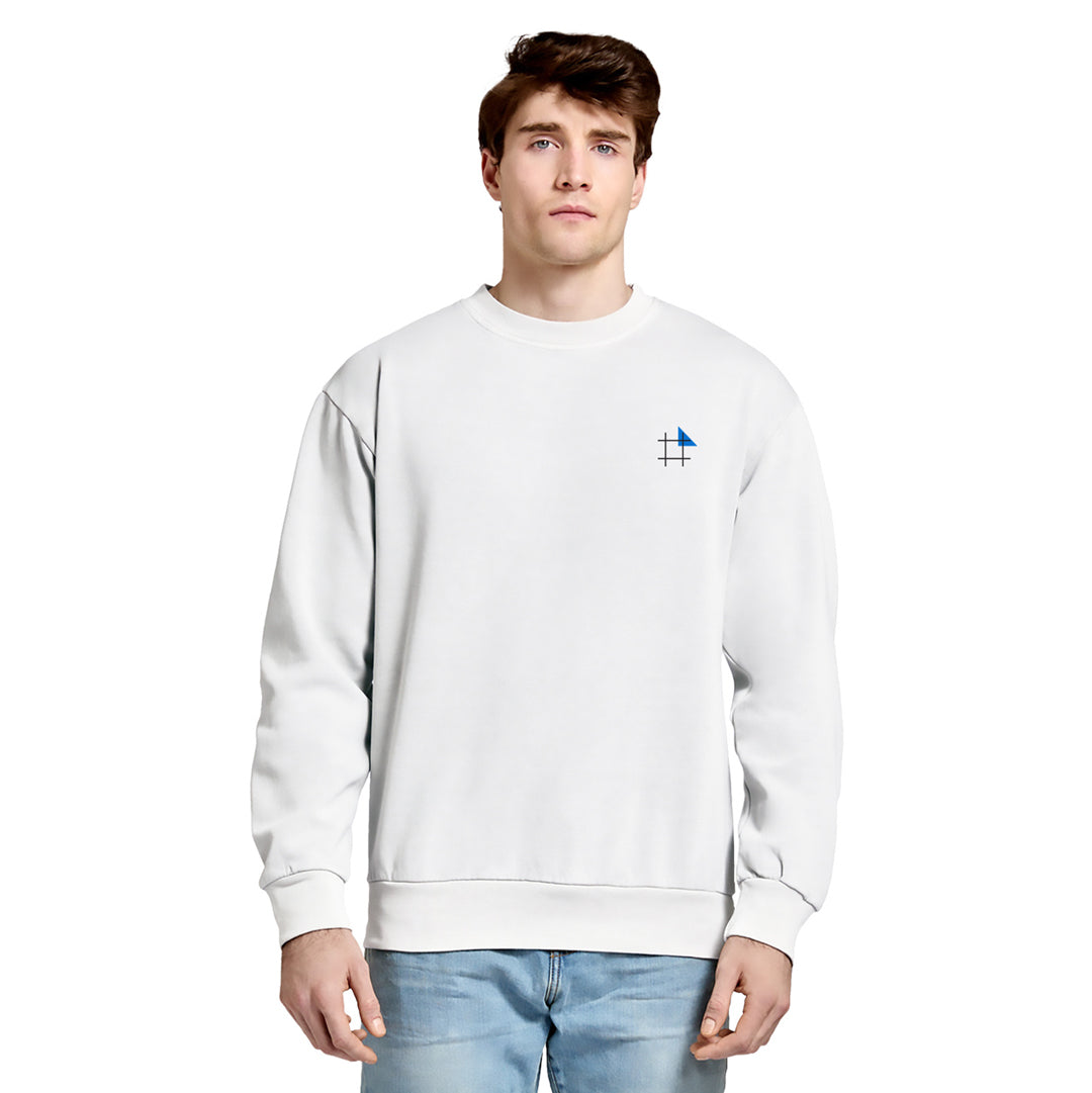 Icon Crewneck White Sweatshirt – Sideout Sport