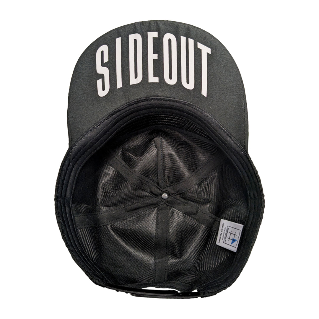 Black Sideout Flip-Up Cap – Sideout Sport