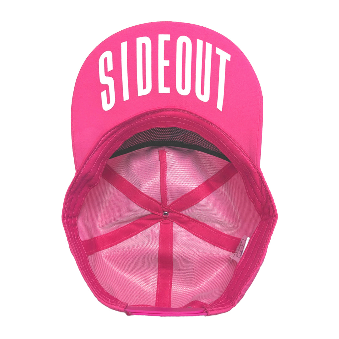 Neon Pink Sideout Flip-Up Cap – Sideout Sport