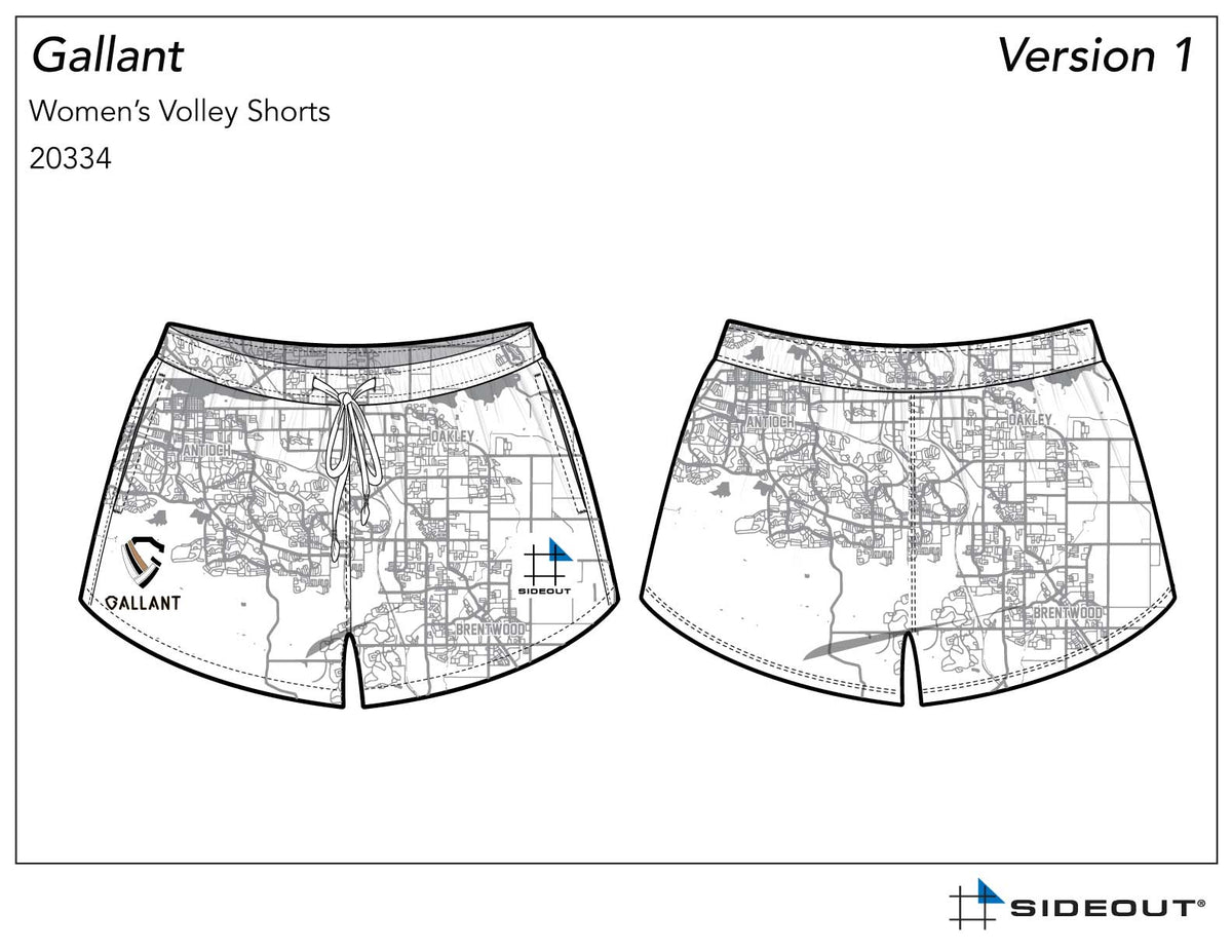Gallant Women's Volley Shorts – Sideout Sport