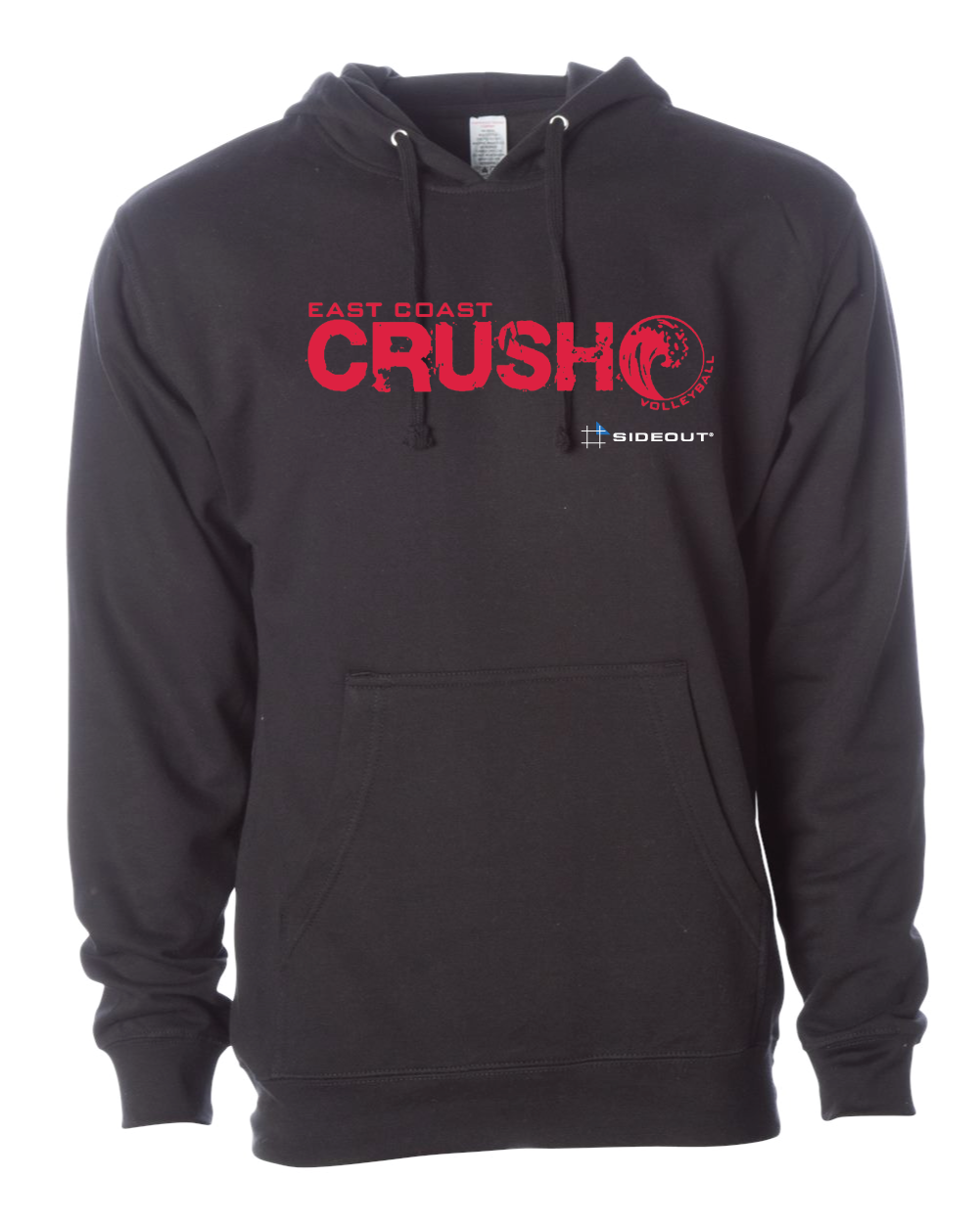 East Coast Crush Unisex Black Hooded Sweatshirt – Sideout Sport