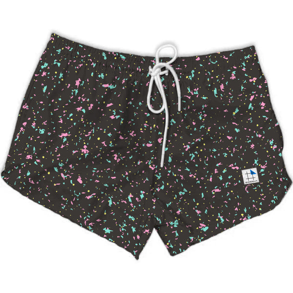 Endless Summer Black Speckle Women's Volley Shorts – Sideout Sport