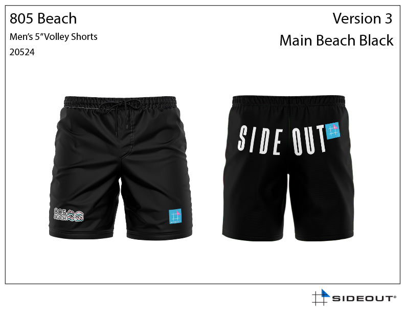 805 Beach Men's Volley Shorts – Sideout Sport