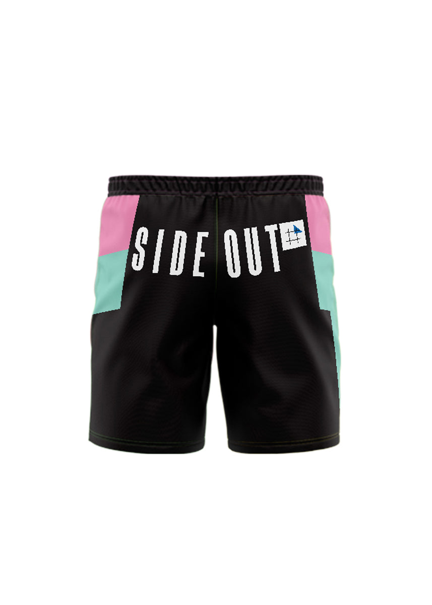 Vidavibe X Sideout Teal & Pink Journeys Women's Volley Shorts – Sideout ...