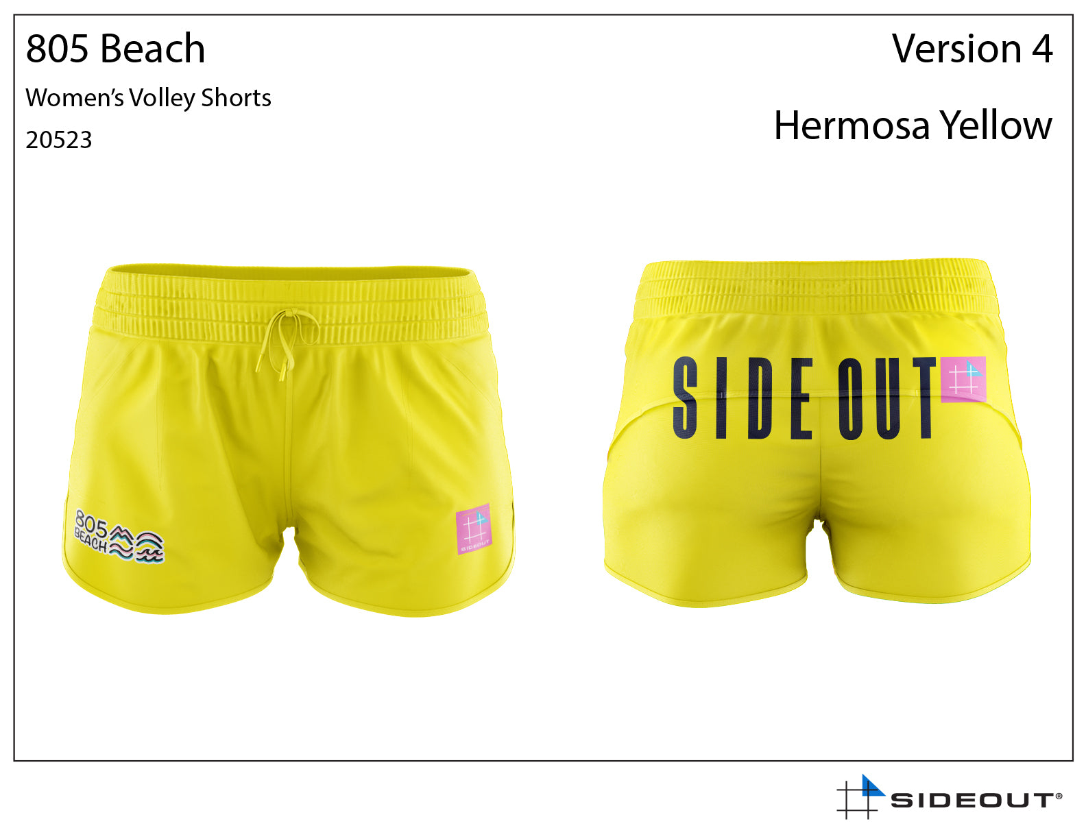 805 Beach Women's Volley Shorts – Sideout Sport