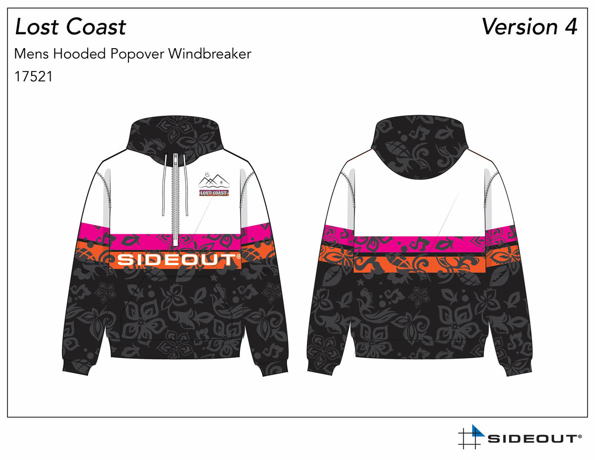 Lost Coast Volleyball Popover Windbreaker with Hood – Sideout Sport